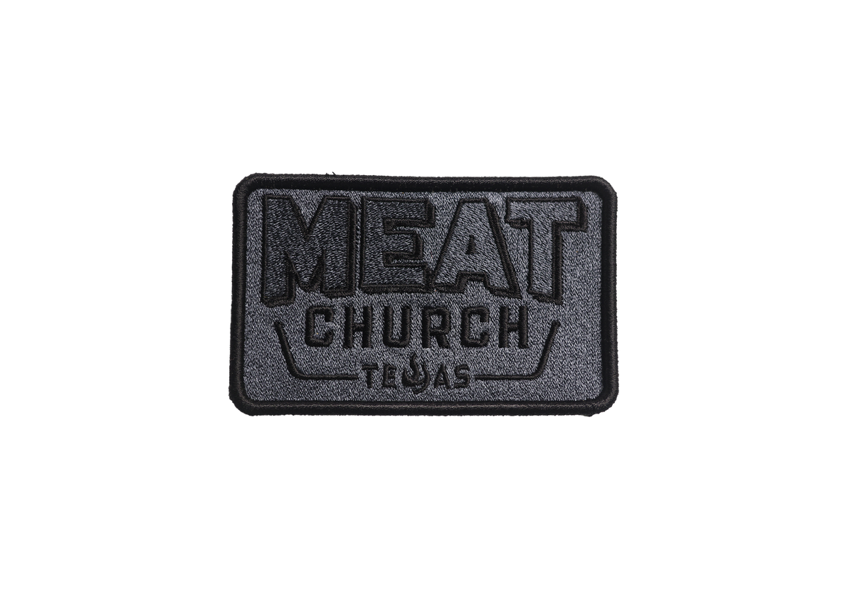 Blackout Meat Church Patch